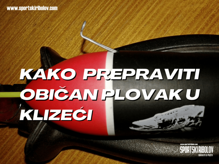 Kako prepraviti običan plovak u klizeći | Sportski ribolov